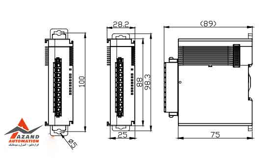 ماژول دلتا AS32AN02T-A با 32 خروجی دیجیتال| آزنداتوماسیون