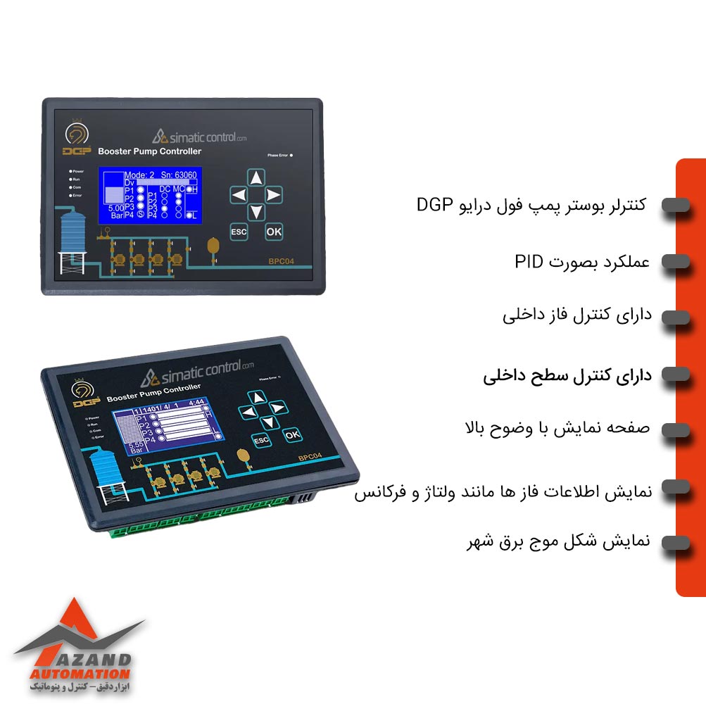 کنترلر بوستر پمپ فول درایو BPC04